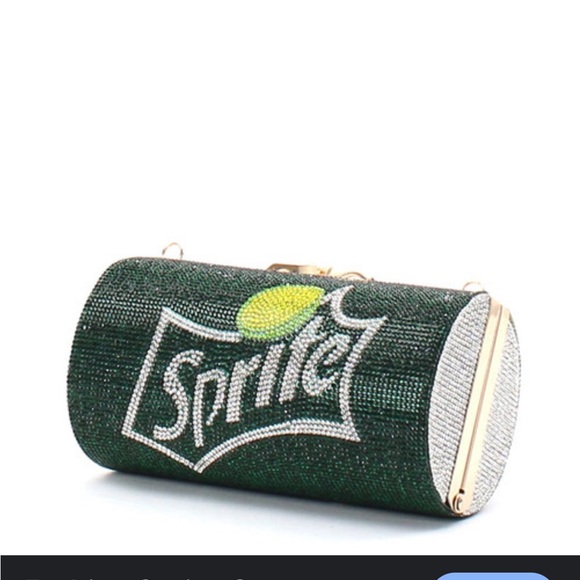 House of bags | Bags | Sprite Crystal Embellished Green Bag | Poshmark